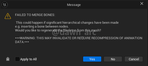 [Maya]Hierarchical Structure of Skinned Mesh in FBX for Unreal